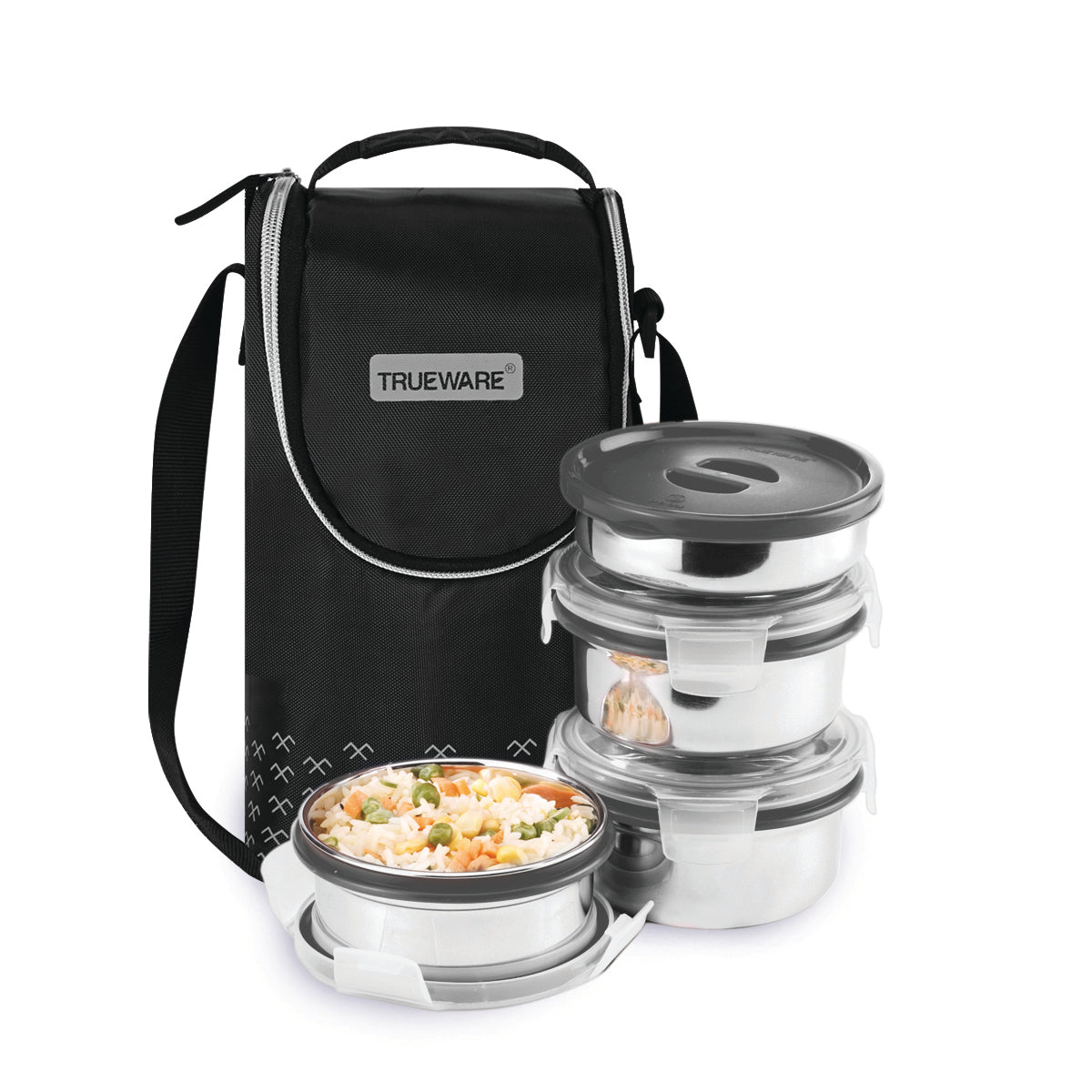 Lunch Box Steel Neo Fresh 4 Cont – Trueware India