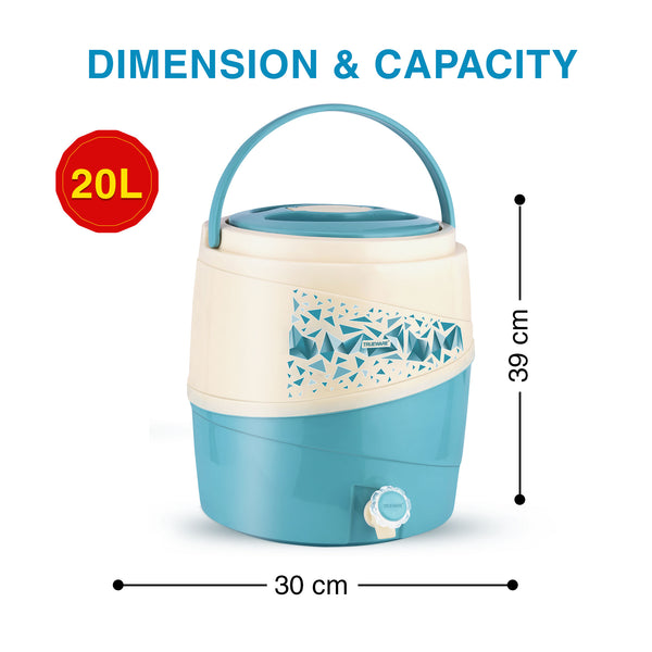 Ice Berg Insulated Water Jug 21 Ltr – Trueware India